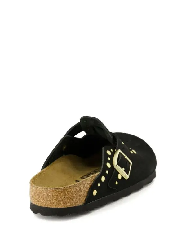 BIRKENSTOCK Boston Rivets Suede Mules