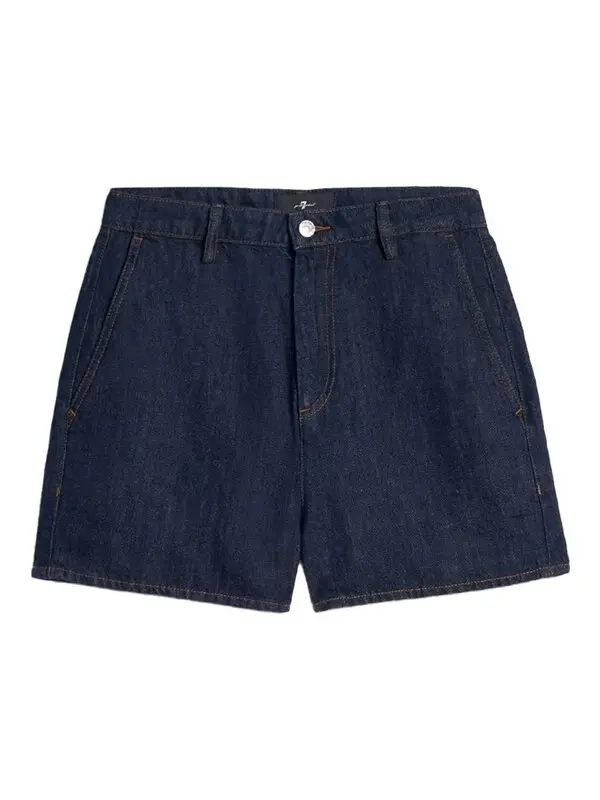 7 For All Mankind Linen Blend Shorts