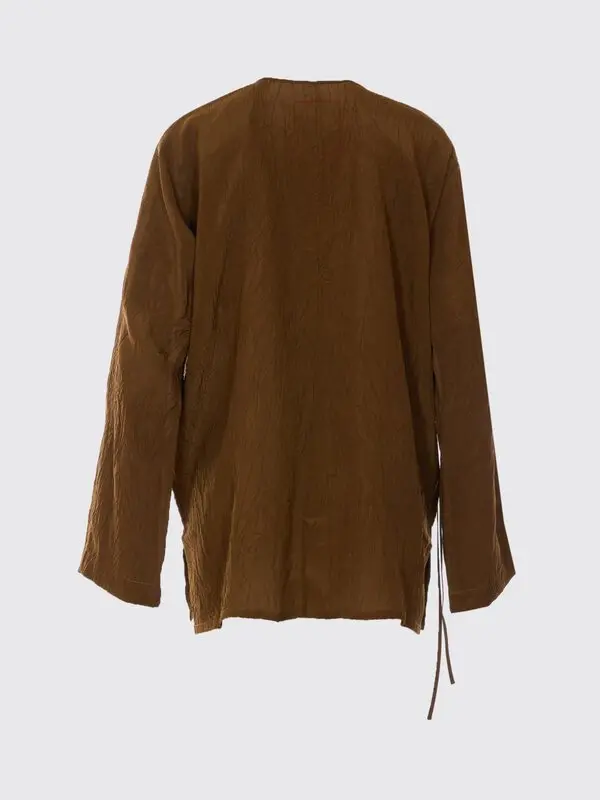 UMA WANG Textured Knit Top - Brown
