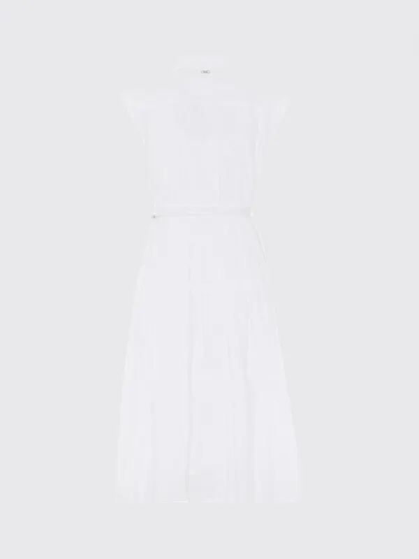 Michael Kors Organic Cotton Midi Shirtdress - White