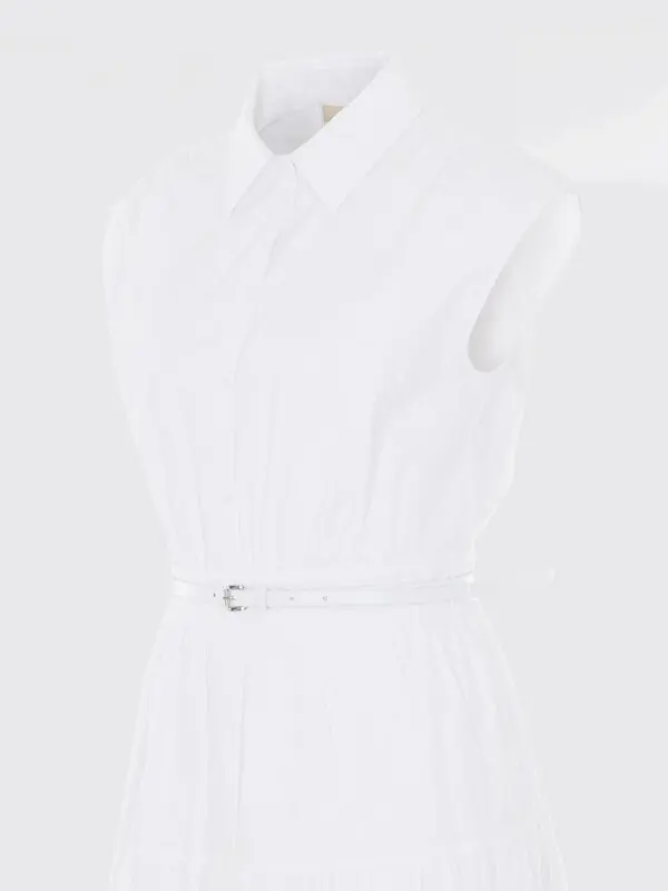 Michael Kors Organic Cotton Midi Shirtdress - White