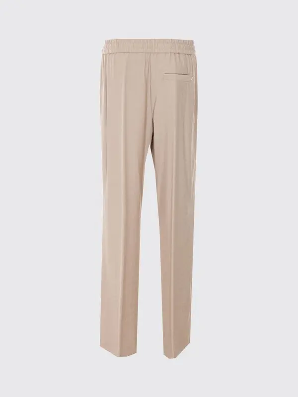 DONDUP Straight Viscose Blend Trousers - Beige