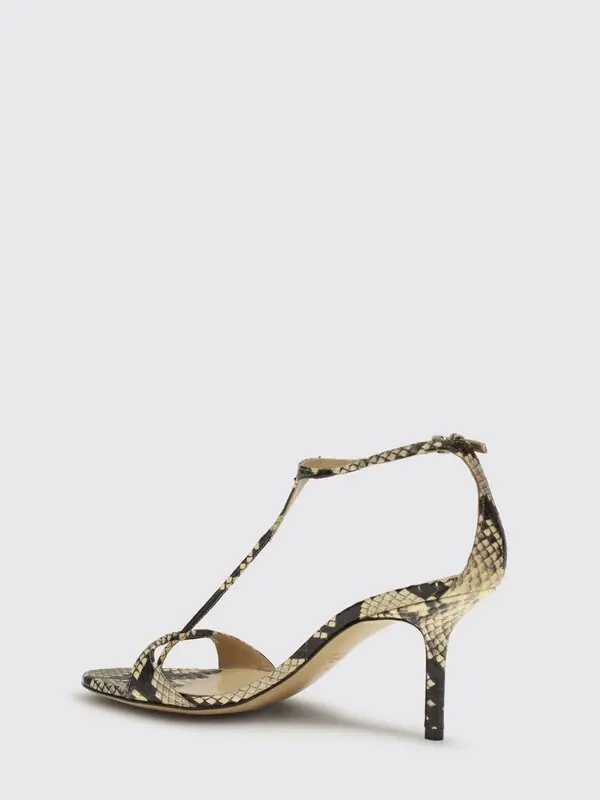 FRANCESCO RUSSO Strappy Stiletto Sandals - Camel