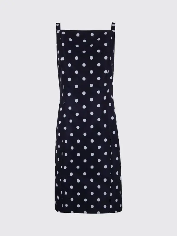 PATOU Polka Dot Crêpe Mini Dress