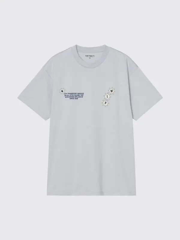 Carhartt Work In Progress Cotton T-shirt With Logo Print