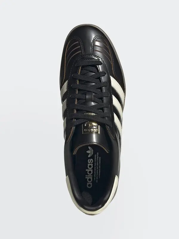 ADIDAS ORIGINALS Gazelle Indoor Leather Sneakers - Black