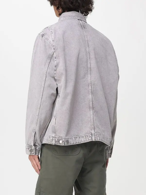 Carhartt Work In Progress Cotton Denim Jacket - Grey