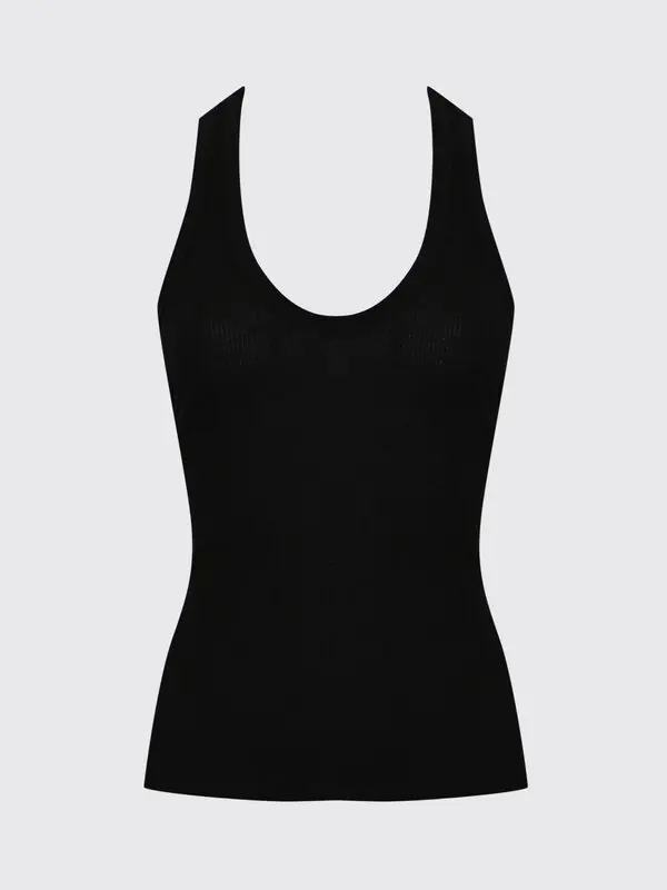 Patrizia Pepe Viscose Blend Tank Top - Black