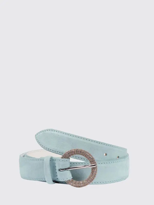ORTIGNI Embellished Belt - Gnawed Blue