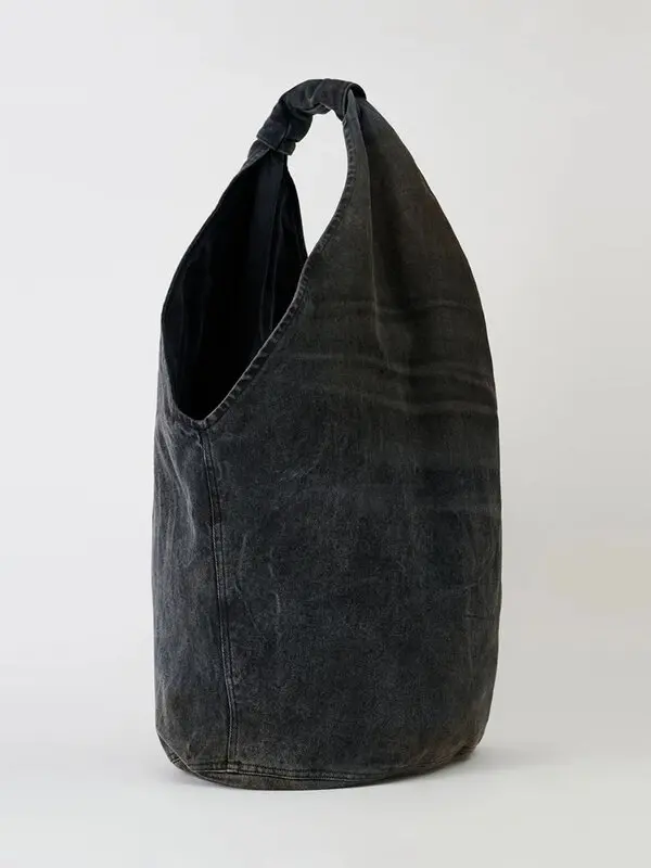 Our Legacy Drip Bag Nebula In Used Denim - Grey