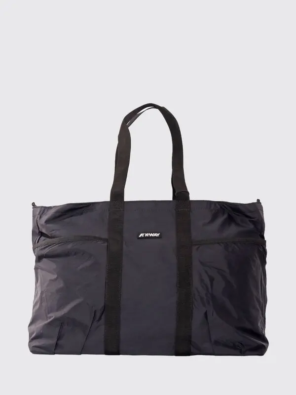 K-WAY Saint Malo Recycled Nylon Tote Bag - Black