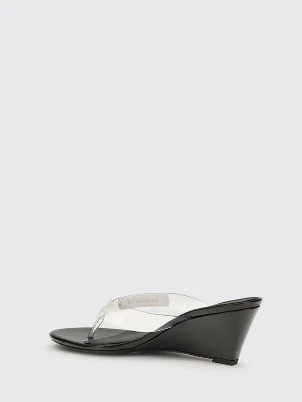 Coperni Pvc Lift Wedge Sandals - Transparent