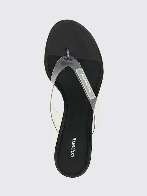 Coperni Pvc Lift Wedge Sandals - Transparent
