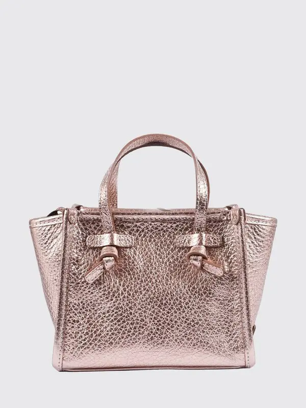 GIANNI CHIARINI Miss Marcella Hammered Leather Mini Handbag - Multicolor
