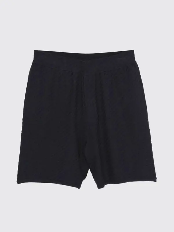 Emporio Armani Textured Viscose Blend Shorts