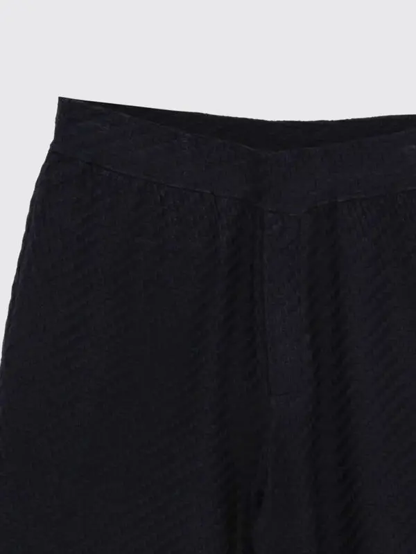 Emporio Armani Textured Viscose Blend Shorts