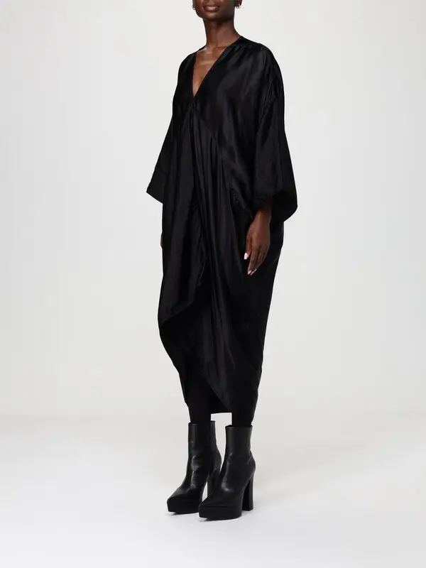 Rick Owens Cupro Kaftan Dress