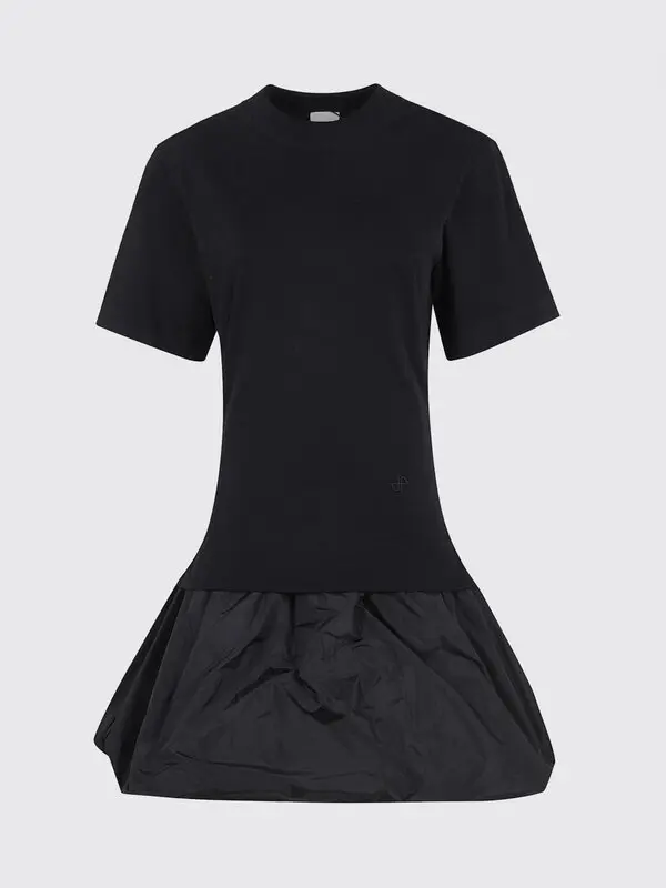 PATOU Cotton Mini Dress With Balloon Shape