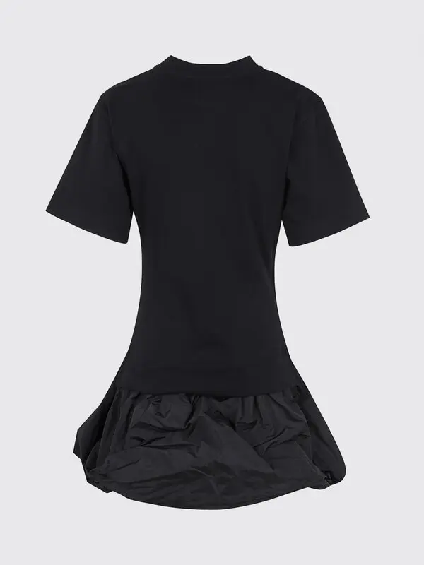 PATOU Cotton Mini Dress With Balloon Shape
