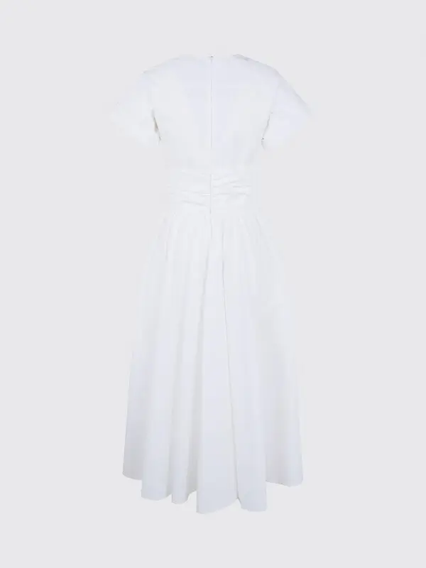 PATOU Cotton Poplin Midi Dress - White