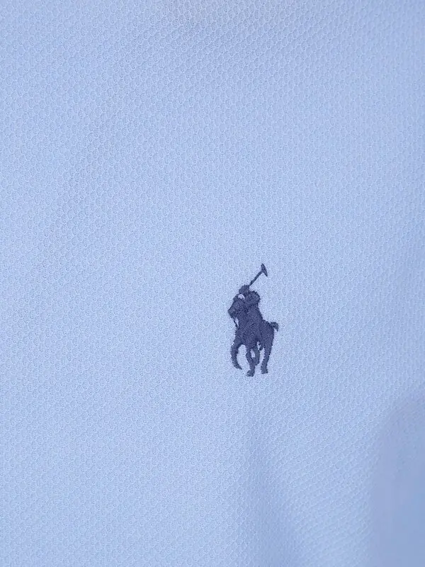 Polo Ralph Lauren Cotton Polo Shirt With Logo - Blue