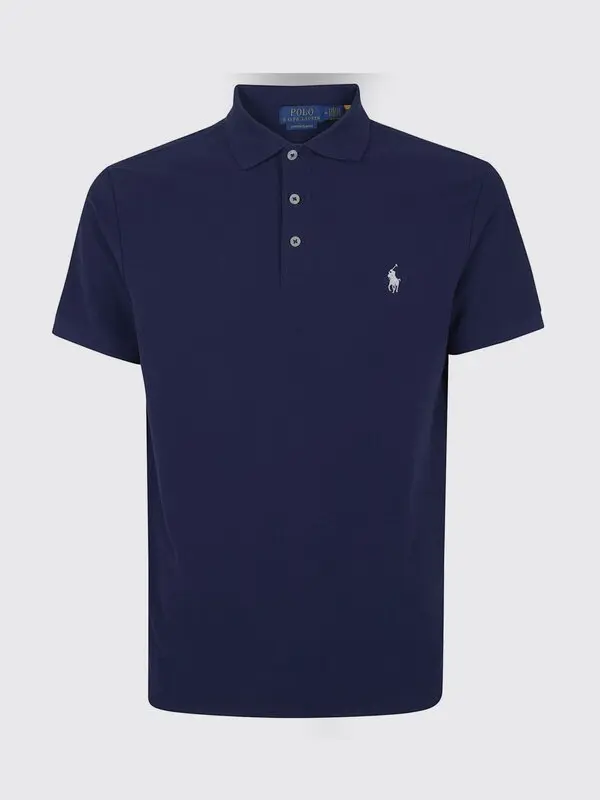Polo Ralph Lauren Cotton Polo Shirt With Logo - Navy