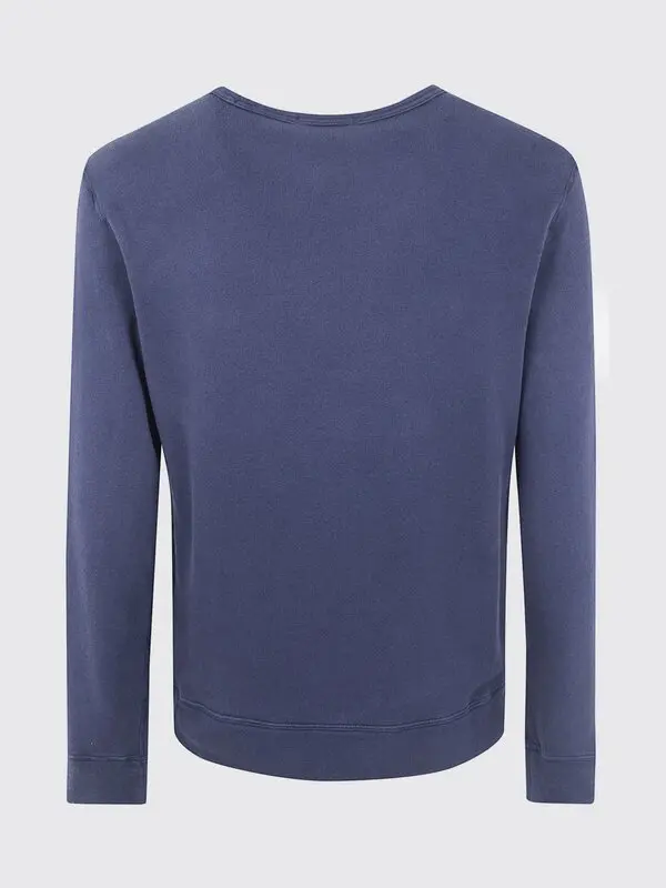 Polo Ralph Lauren Cotton Blend Crewneck Sweatshirt With Embroidered Logo - Blue