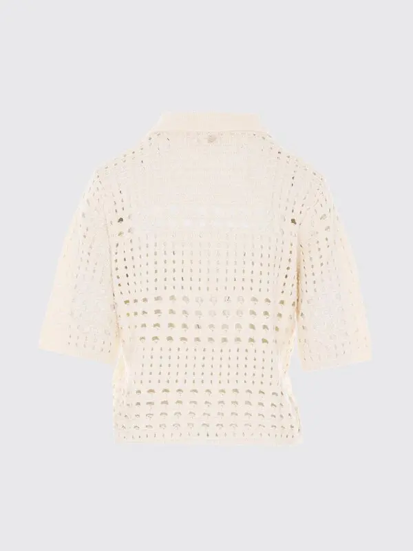 Liu Jo Crochet Cotton Cardigan - White