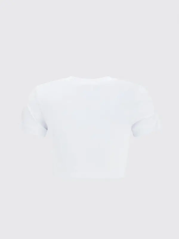 Fiorucci Cotton Crew-neck Cropped T-shirt - White