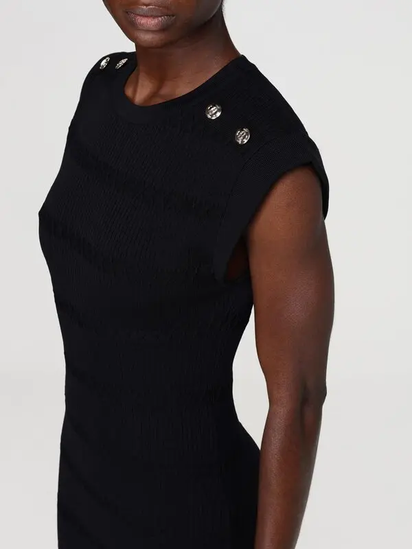 Liu Jo Jersey Midi Dress - Black