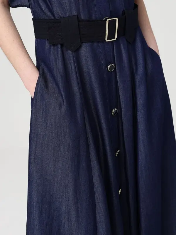 Liu Jo Belted Denim Shirt Dress