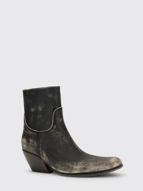Balenciaga Memphis Leather Ankle Boots - Black