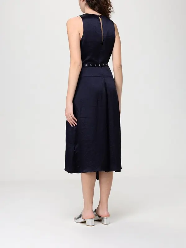 Liu Jo Sleeveless Midi Dress With Belt - Blue