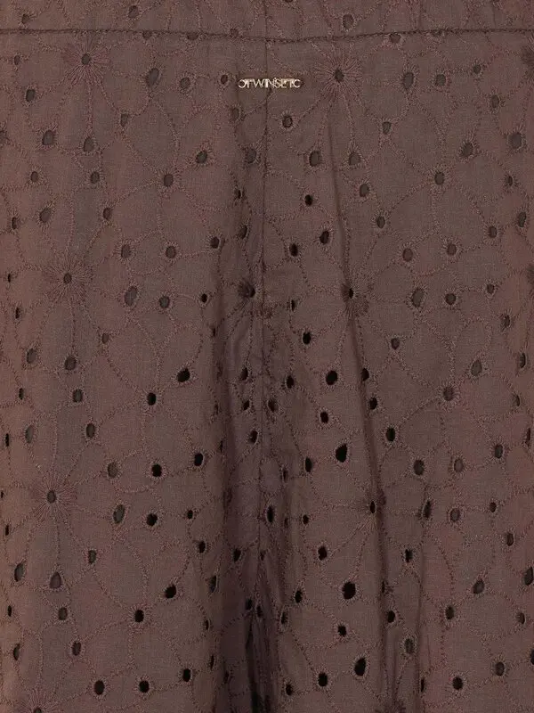 TWINSET Sangallo Palazzo Trousers - Brown
