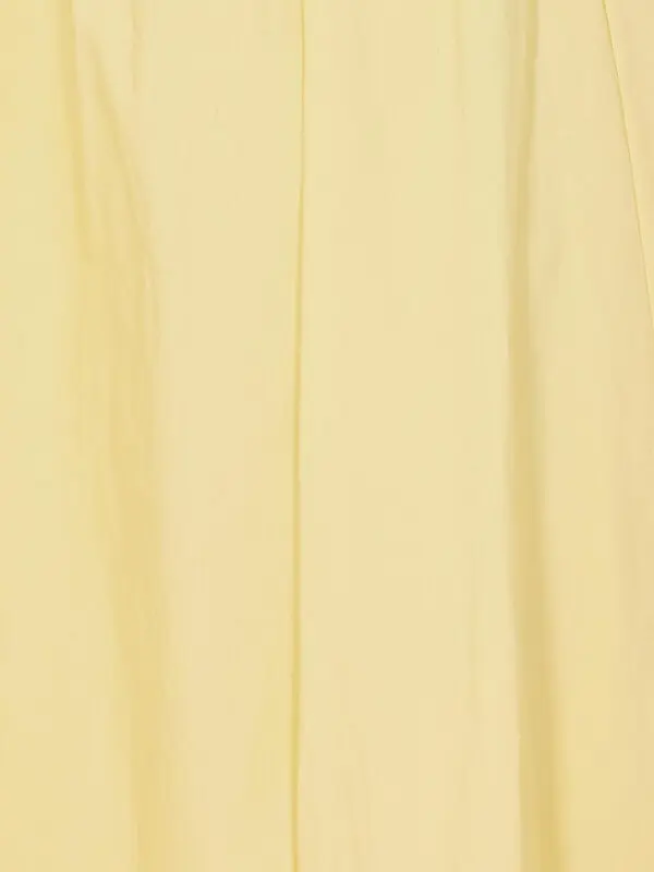 Michael Kors Organic Cotton Midi Dress - Yellow