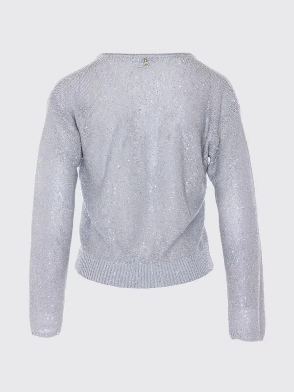 Patrizia Pepe Embellished V-neck Pullover
