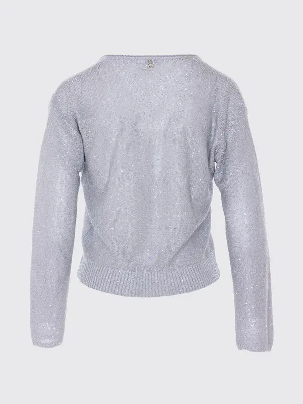 Patrizia Pepe Embellished V-neck Pullover