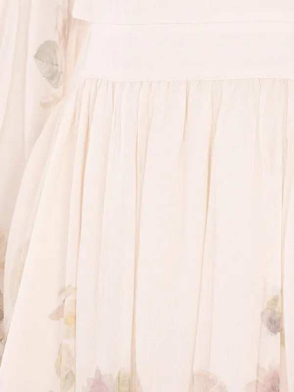 TWINSET Floral Print Cut-out Dress