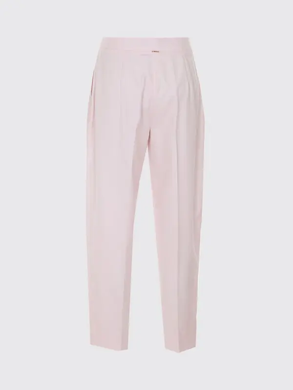 TWINSET Tailored Pleated Trousers - Pink