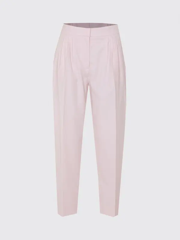 TWINSET Stretch Cotton Tailored Trousers