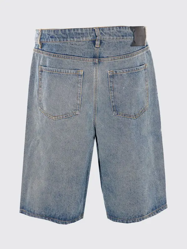 DAILY PAPER Cotton Denim Shorts - Blue