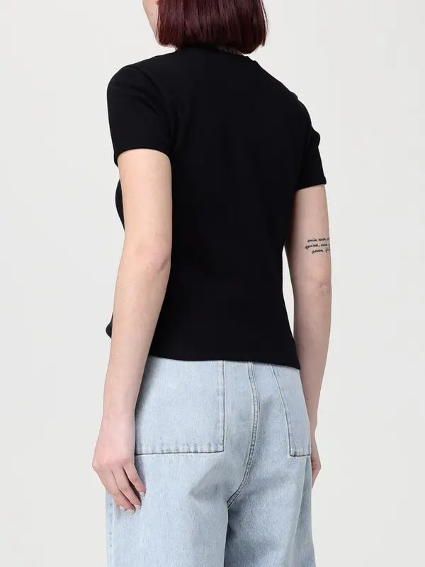 Coperni Rhinestone Logo Cotton T-shirt