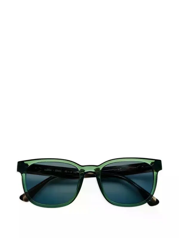 ETNIA BARCELONA Luzon Square Frame Sunglasses - Green