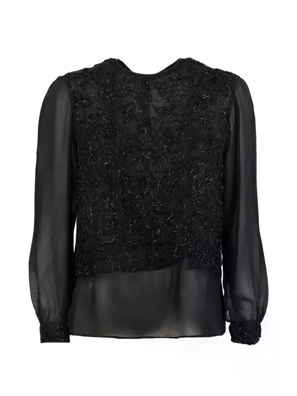 Vintage Beaded Blouse