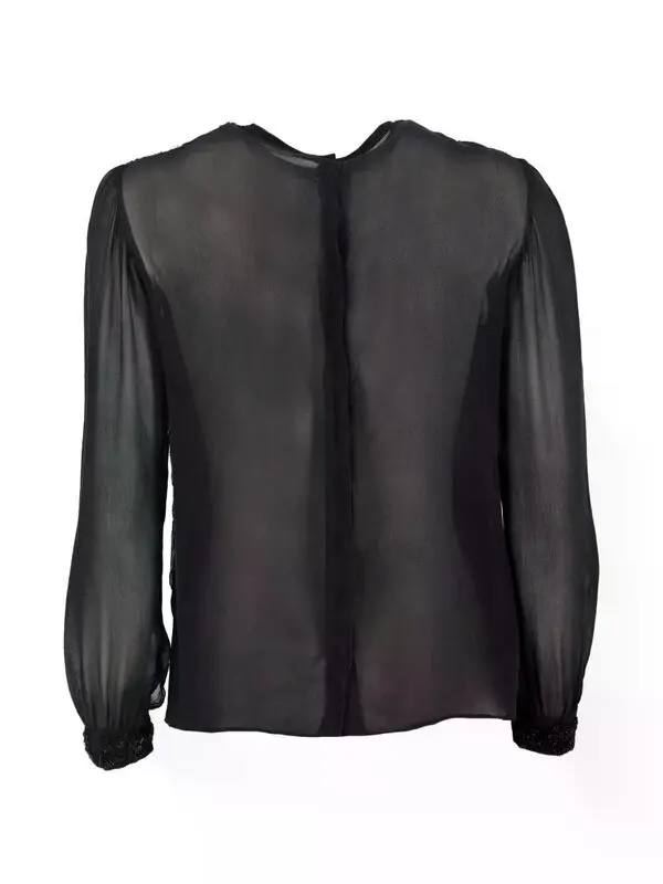 Vintage Beaded Blouse