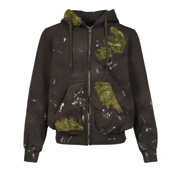 DOUBLET Moss Grown Embroidery Hoodie