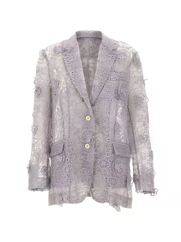 THE GARMENT Sydney Floral-embroidery Blazer