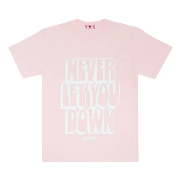 FLIGHT CLUB Never Let You Down Tee - Pink