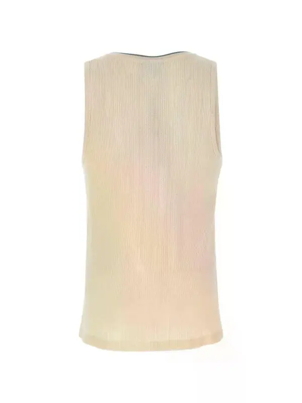 Drole De Monsieur Ribbed Embroidered Top