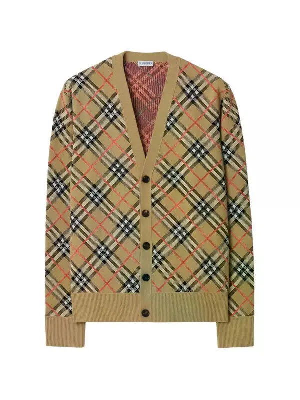 Burberry Check Cardigan